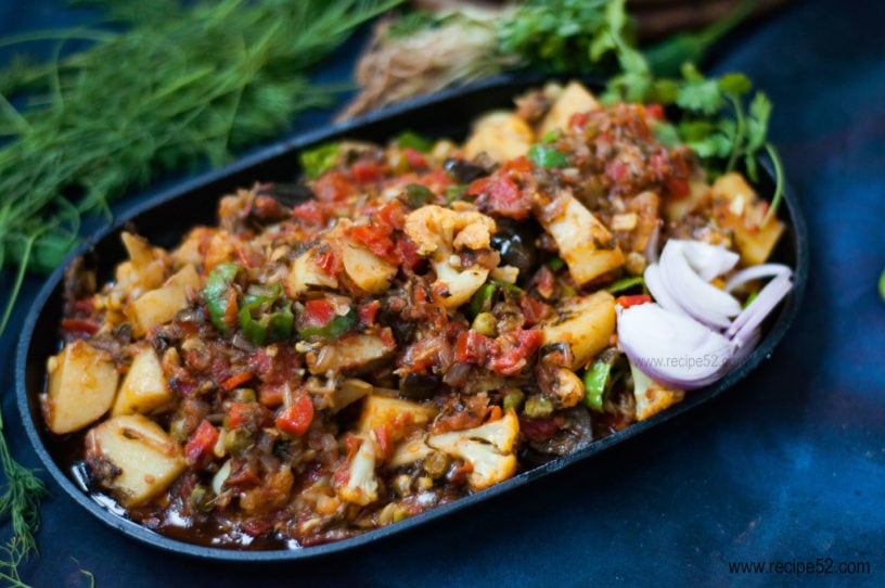 Mix Vegetable Curry Recipe Pakistani Mixed Sabzi - Recipe52.com