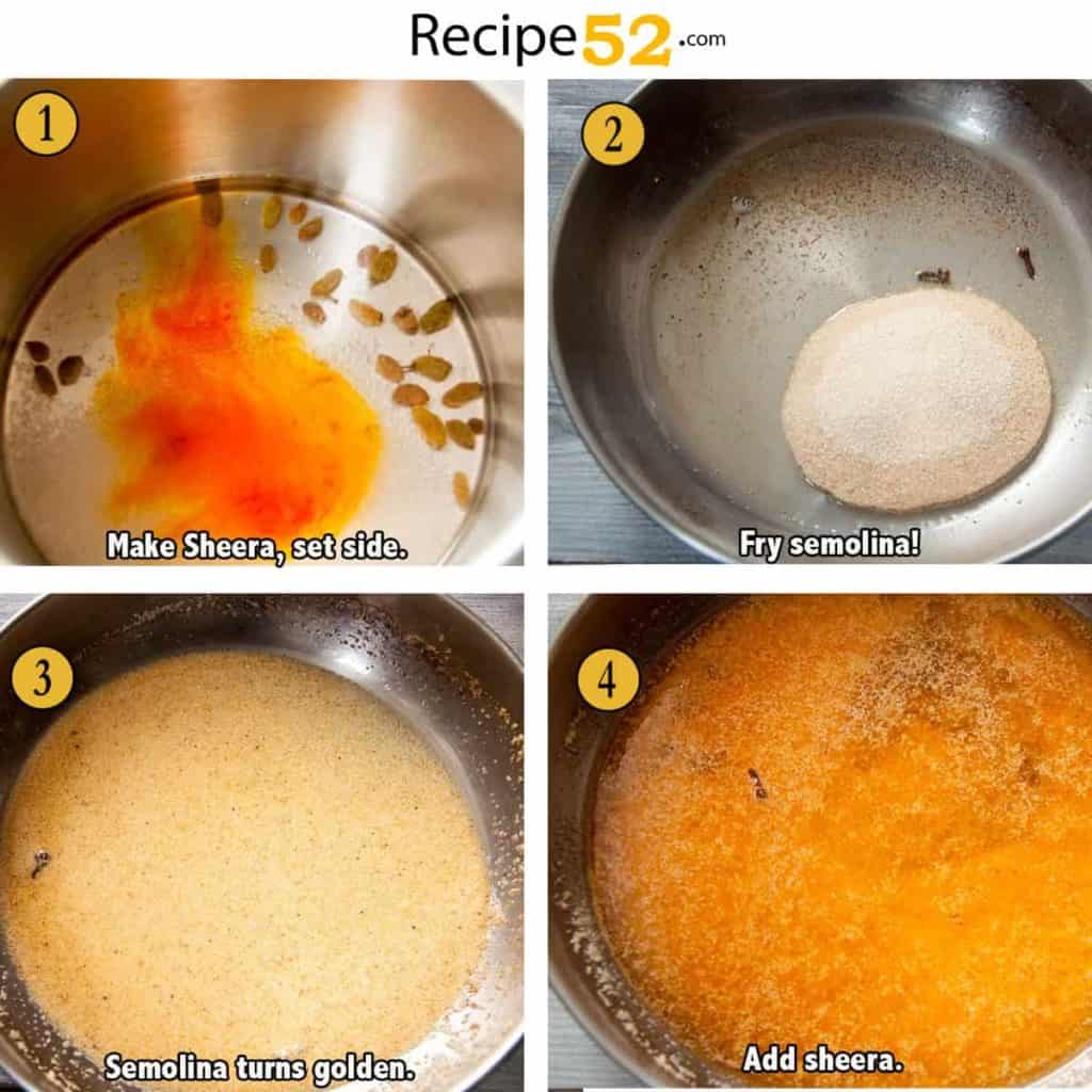Pakistani Sooji Halwa Recipe - Recipe52.com