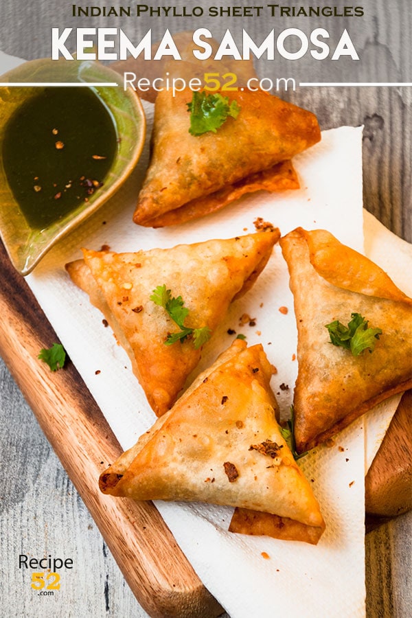 Keema Samosa Recipe - Recipe52.com