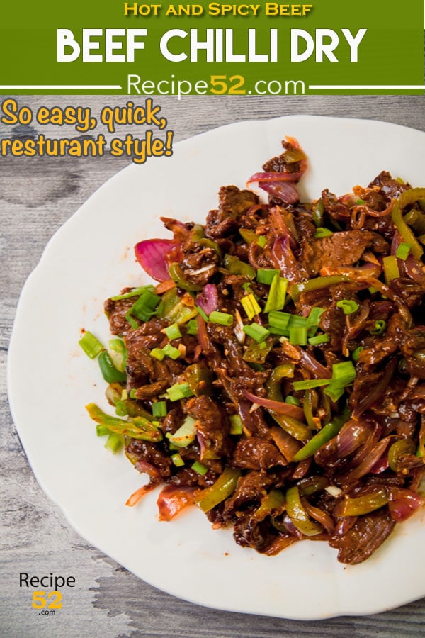 Beef Chilli Dry - Recipe52.com
