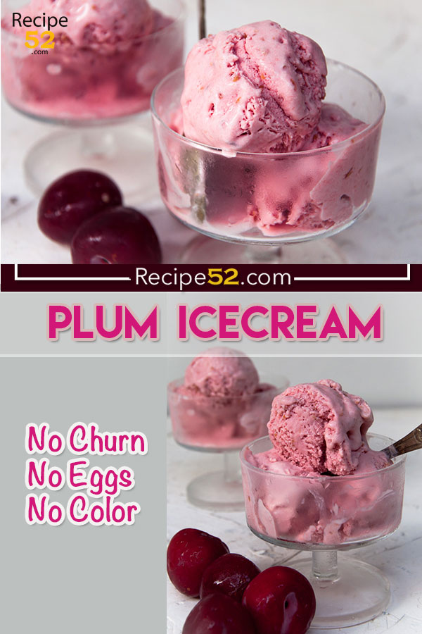 Plum Ice Cream - Recipe52.com