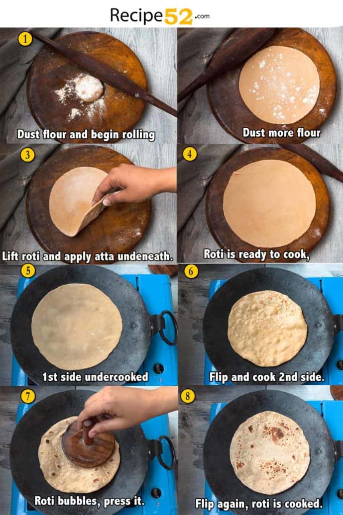 Soft Roti Recipe (with Secret Tips) - Recipe52.com