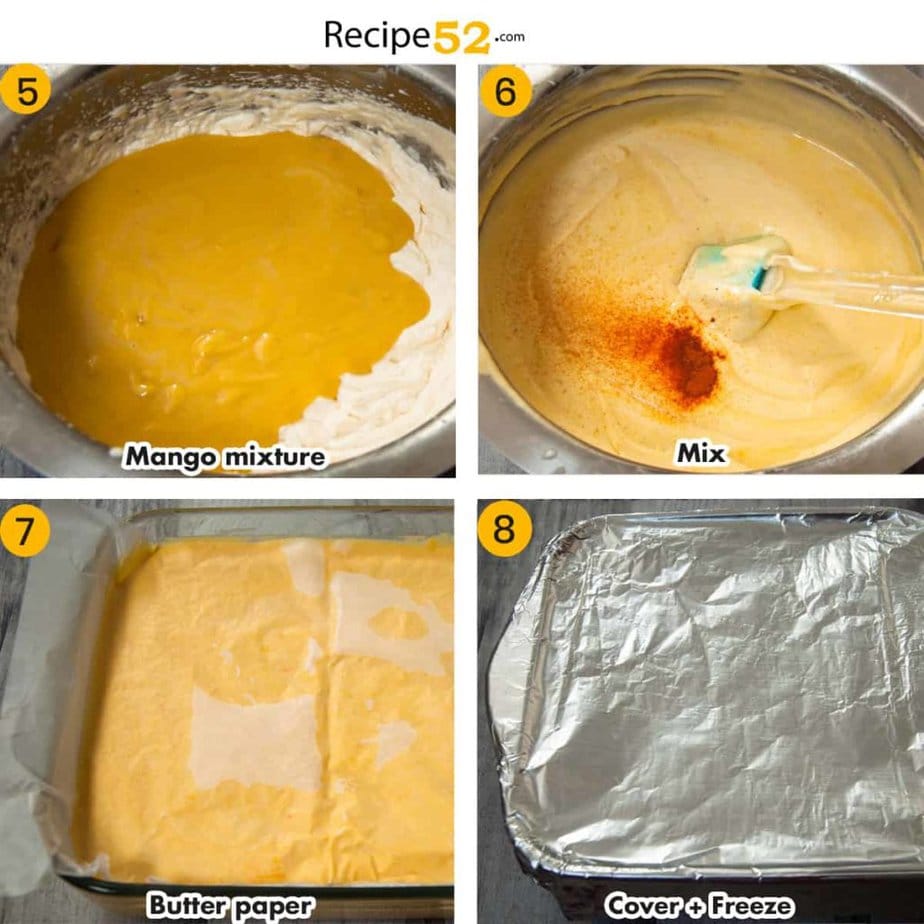 Mango Ice Cream with Condensed Milk - Recipe52.com