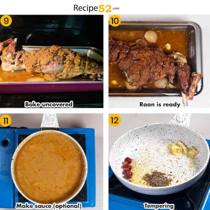 Mutton Leg Roast (Raan) - Recipe52.com